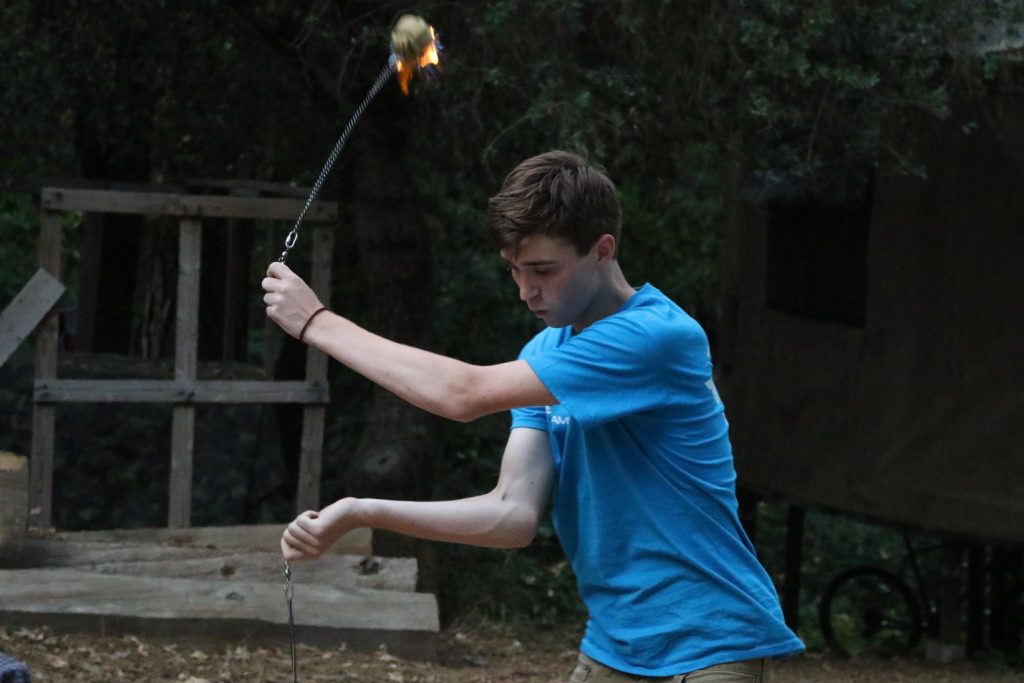 Poi Spinning | Camp Augusta