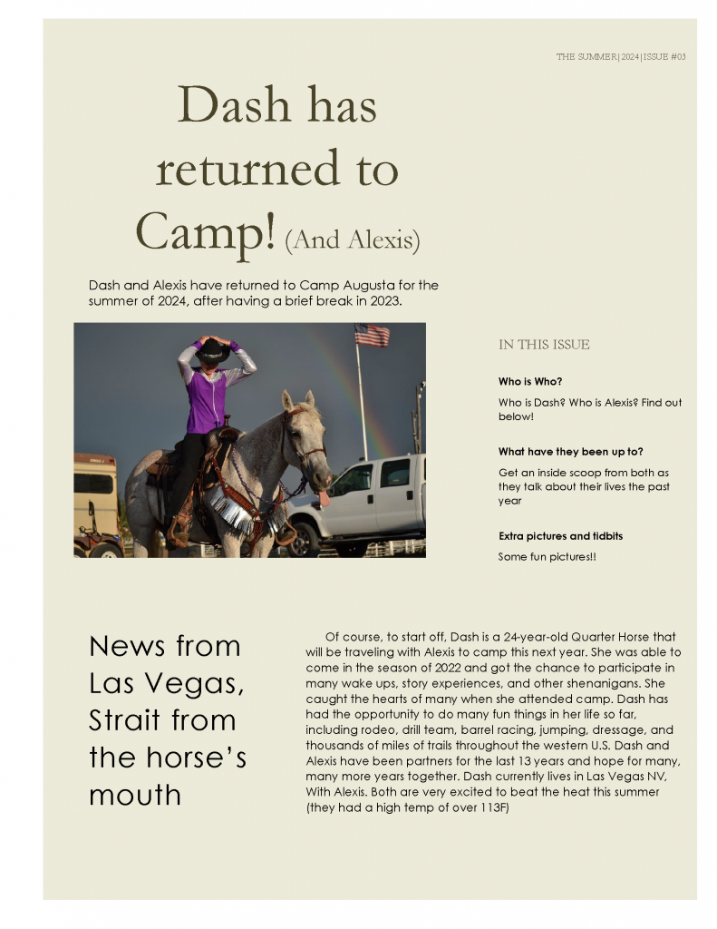 Alexis 2024 | Camp Augusta