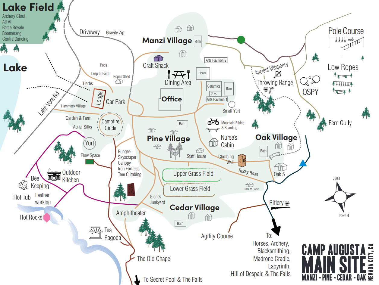 Main Camp Map 2024 | Camp Augusta